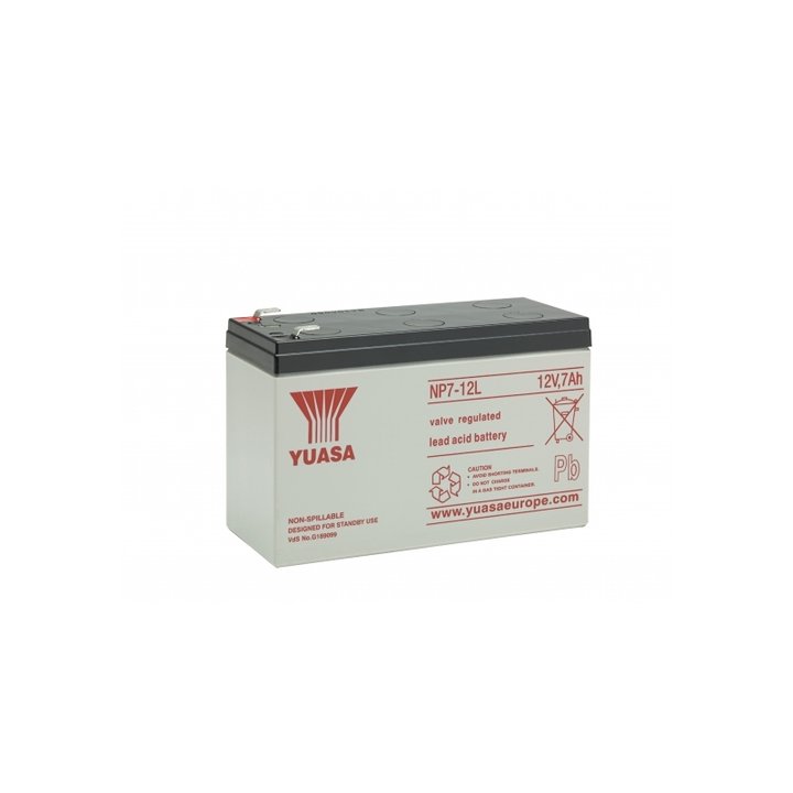 Yuasa NP7-12 12V 7Ah VRLA lead-acid battery | PATAREID.EE