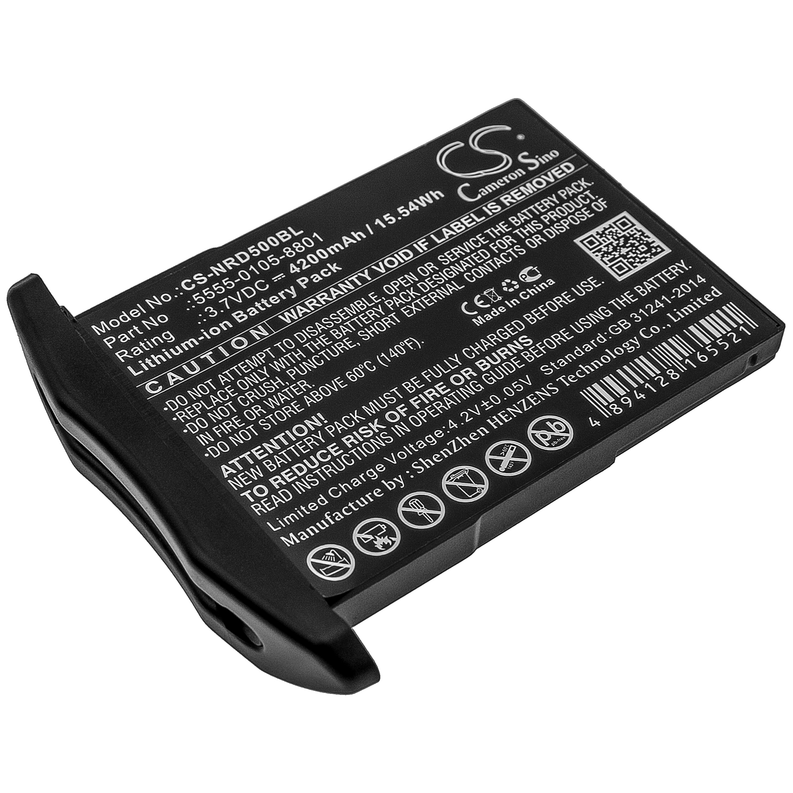 NCR Orderman 5555-0105-8801, NCR Orderman 5 3.7V Li-ion 4200mAh-15.54Wh ...