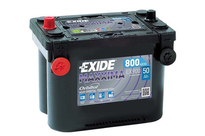 EX900 Exide MAXXIMA 50Ah 800A AGM Battery | PATAREID.EE