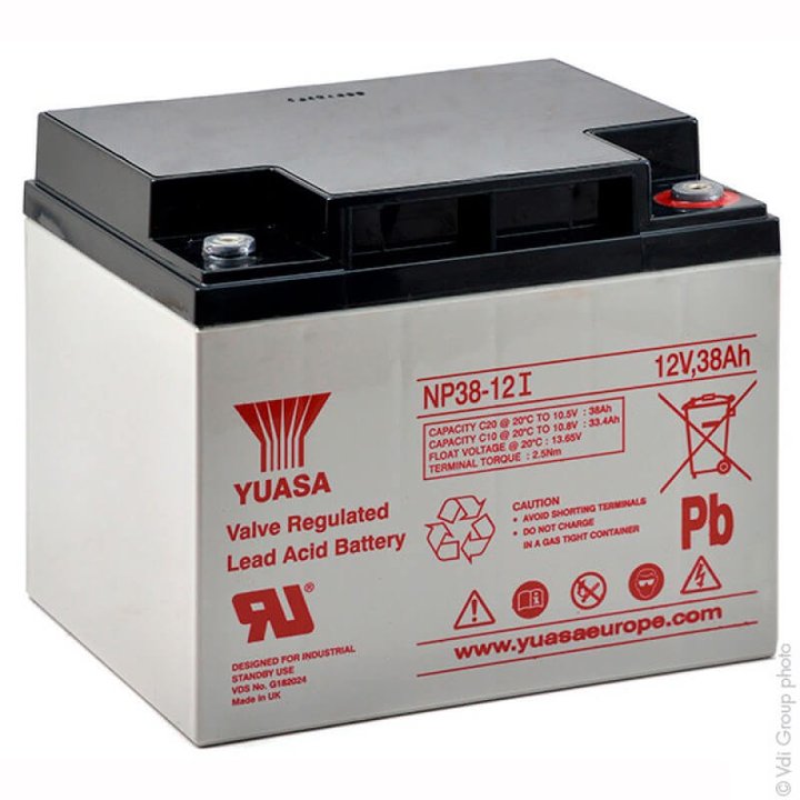 Yuasa NP38-12I 12V 38Ah battery | PATAREID.EE