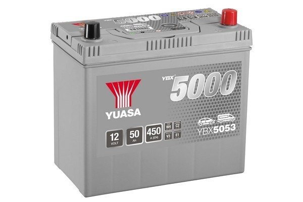 Yuasa YBX5053 12V 48Ah 430CCA Silver High Perfomance SMF Car Battery ...